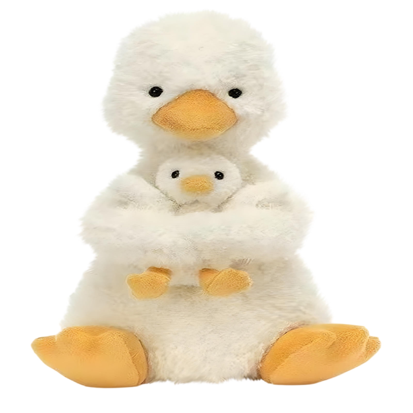 Jellycat Huddles Duck Stuffed Animals, 8.8 Inch Kawaii Duck Plush Dolls ...