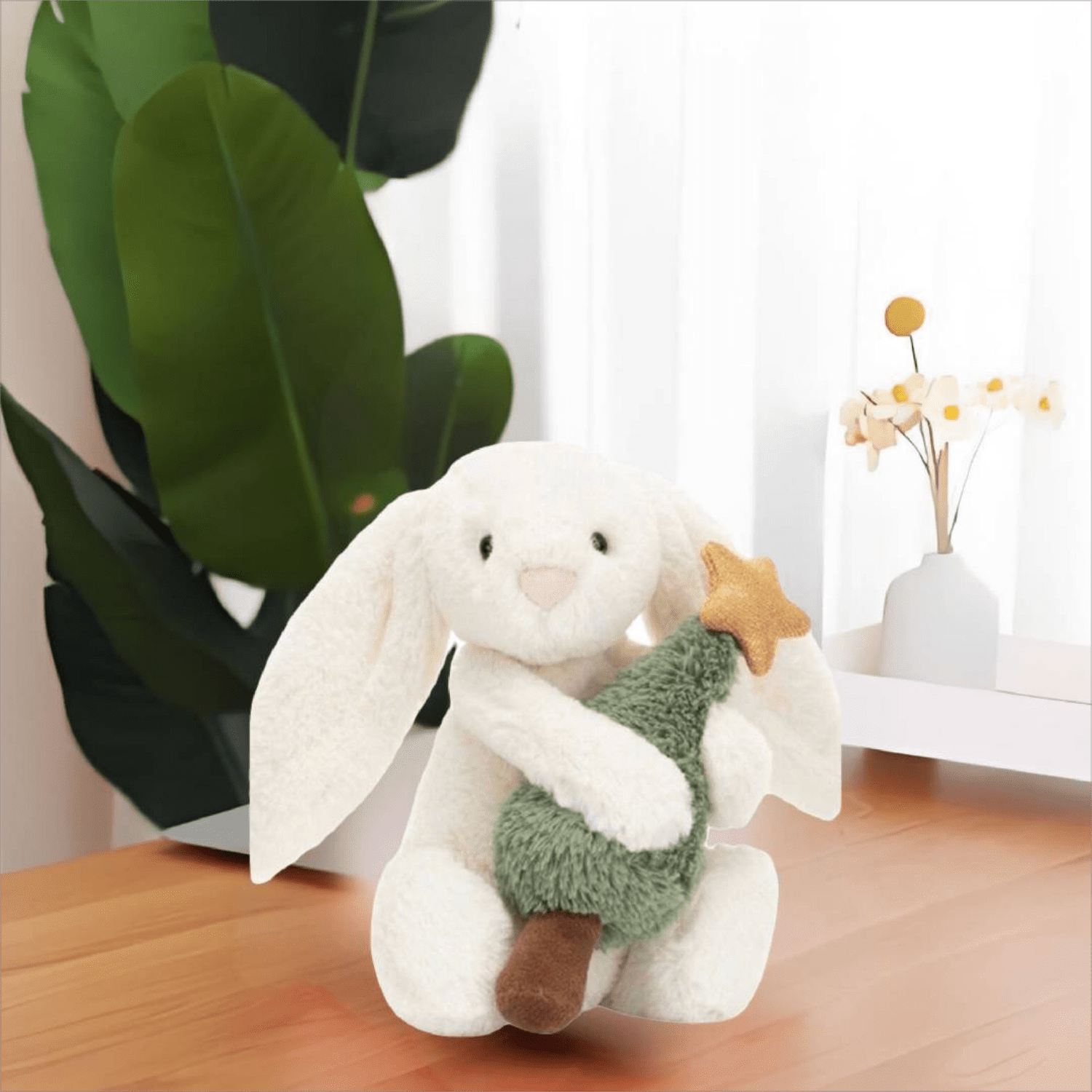 Jellycat, Jellycat Amuseables, Bunny Stuffed Animal – 5.91” Wish Tree ...
