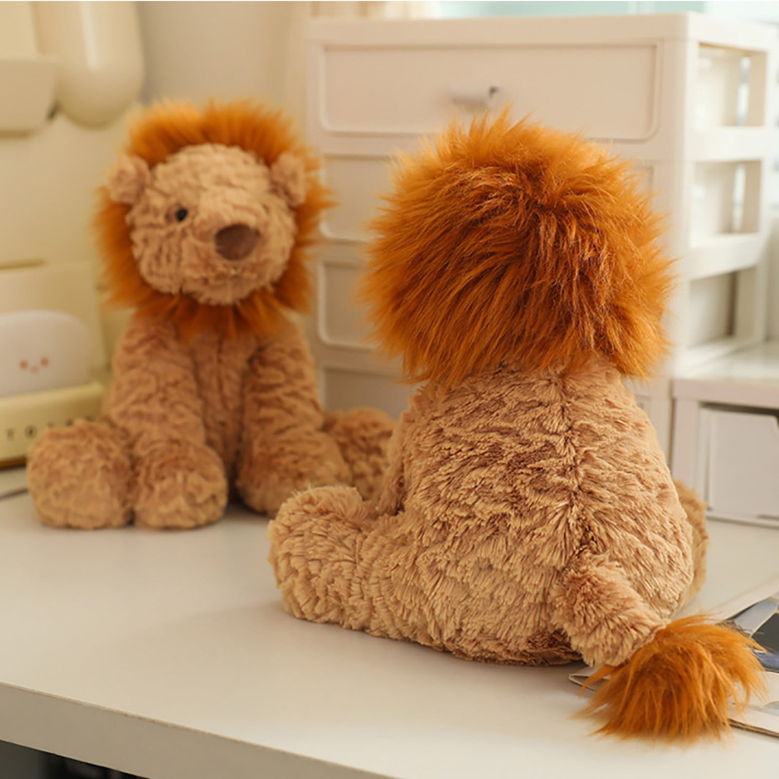 Jellycat, Jellycat Amuseables, Lion Stuffed Animal – 9” Brown Jellycat ...