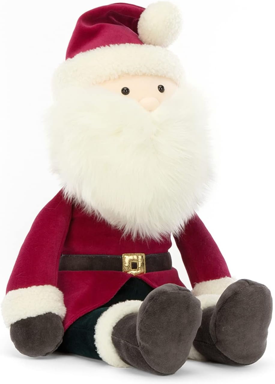 Jellycat Jolly Santa Stuffed Toy, Huge 23.5 inches - Christmas Plush ...