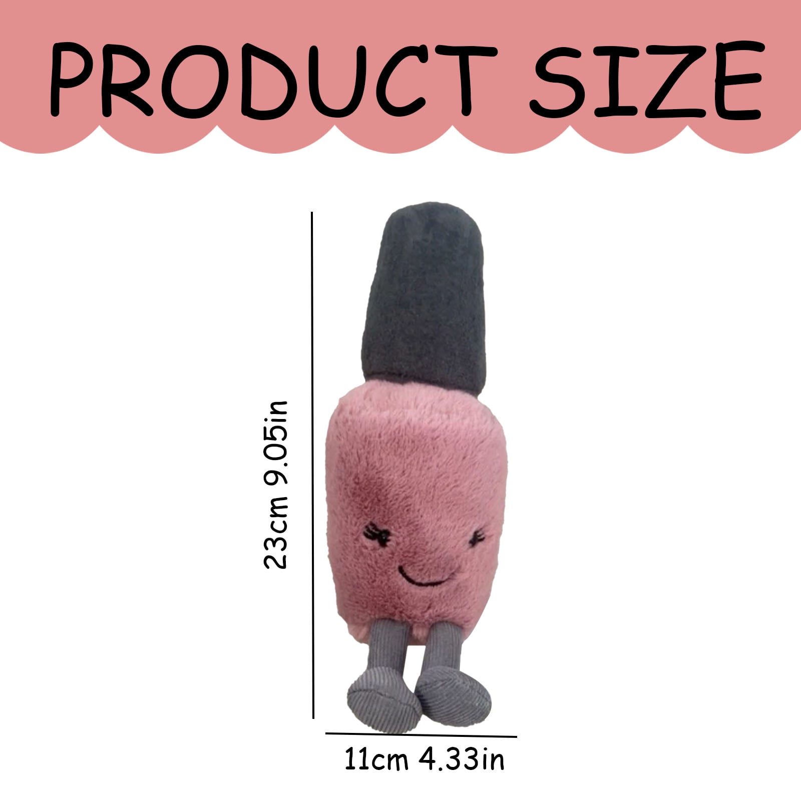 Jellycat Kooky Nail Polish Plush – Ultra-Soft Pink Collectible Plush ...