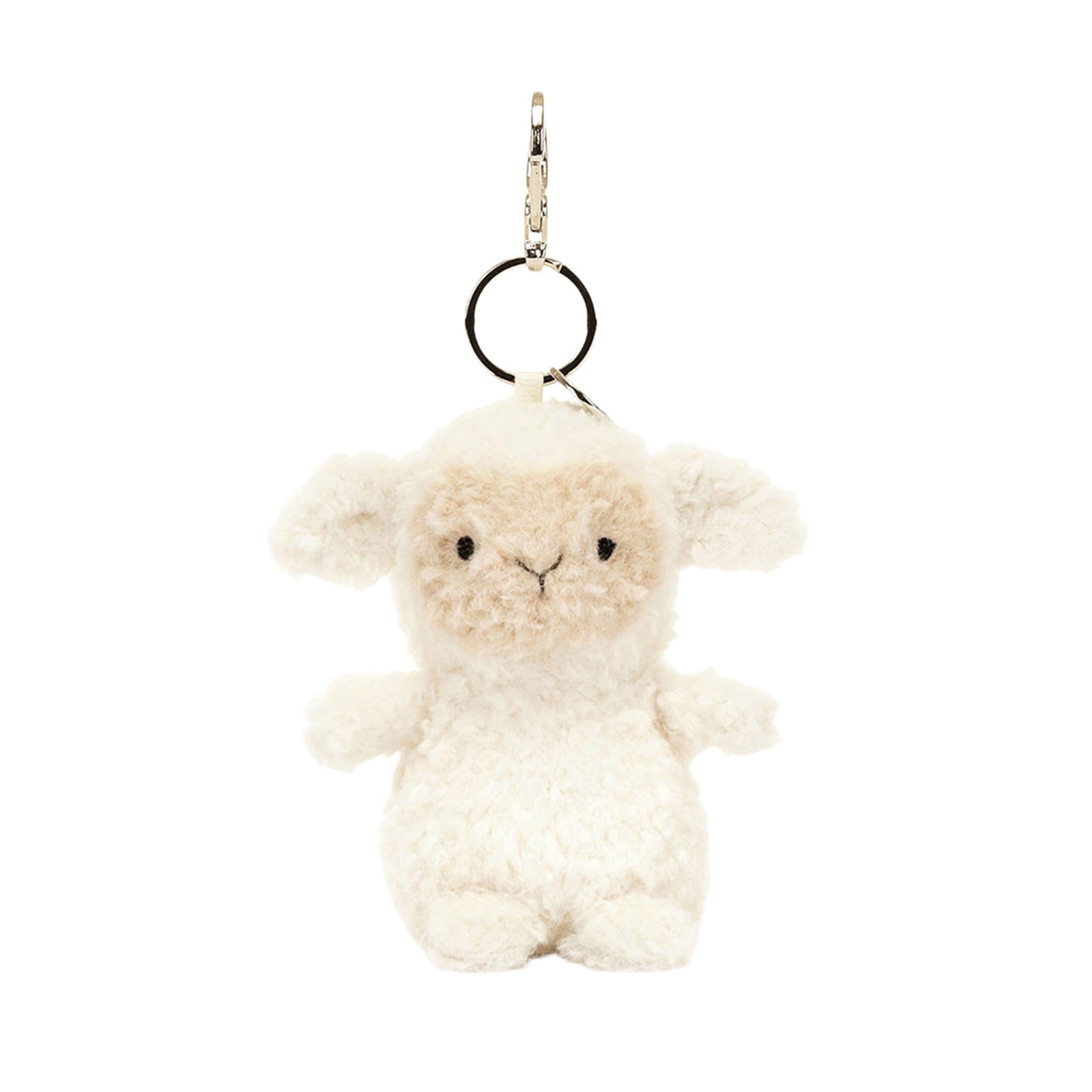 Jellycat Little Lamb Bag Charm - Ultra-Soft Realistic Plush Keychain ...