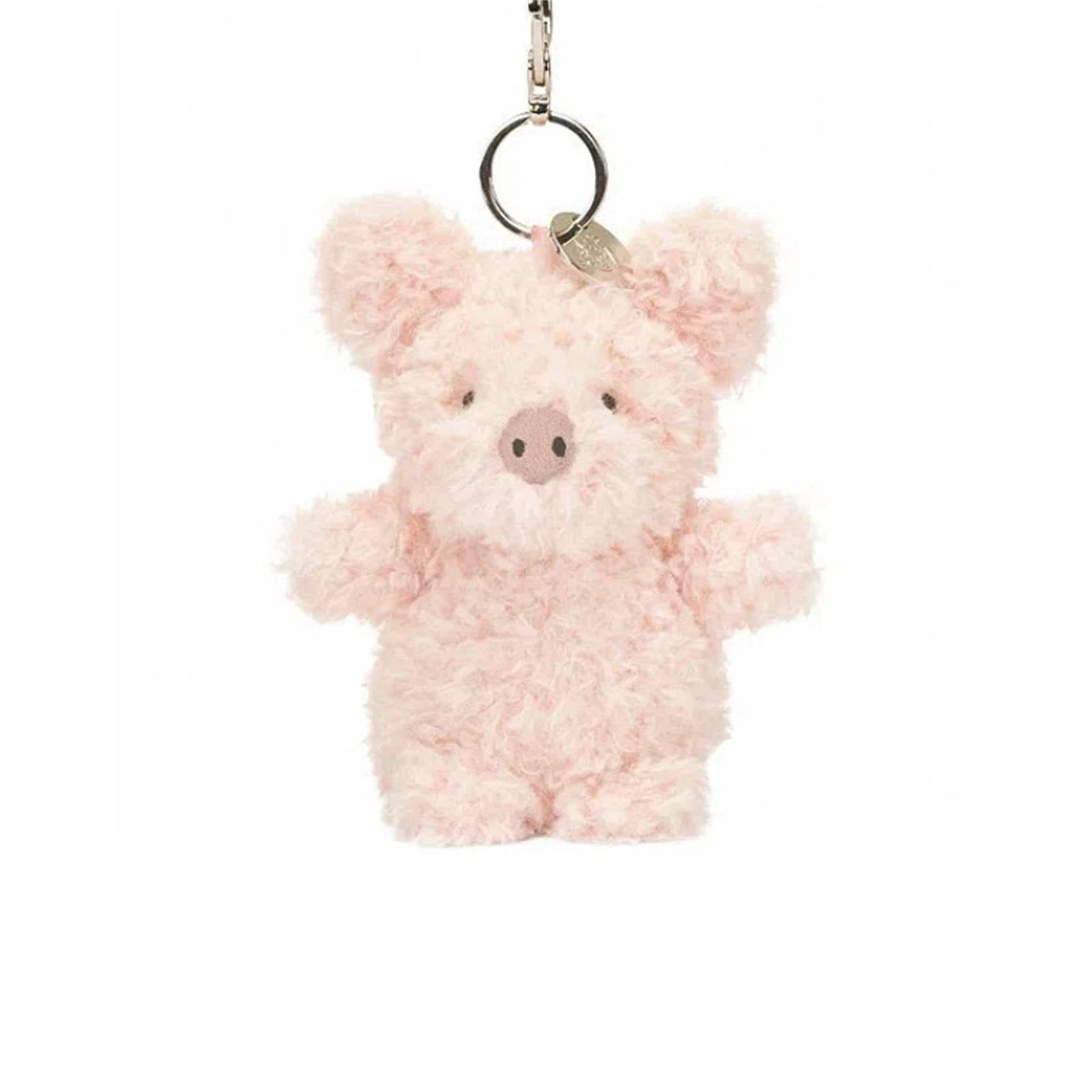 Jellycat Little Pig Bag Charm Plush Keychain - Realistic Stuffed Animal ...