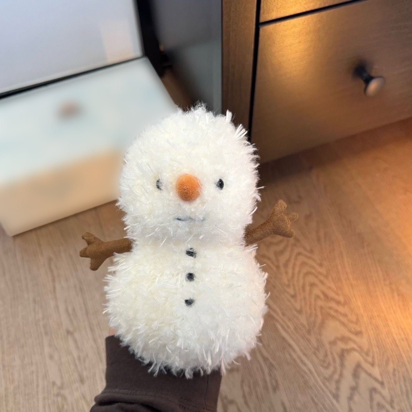 Jellycat Little Snowman Plush, Christmas Stuffed Animals Toy, 7 inches ...