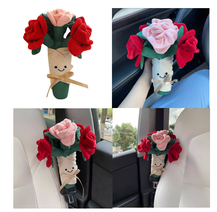 Jellycat Offical Amuseables Rose Bouquet Soft Stuffed Cuddly Plush|9.45 ...