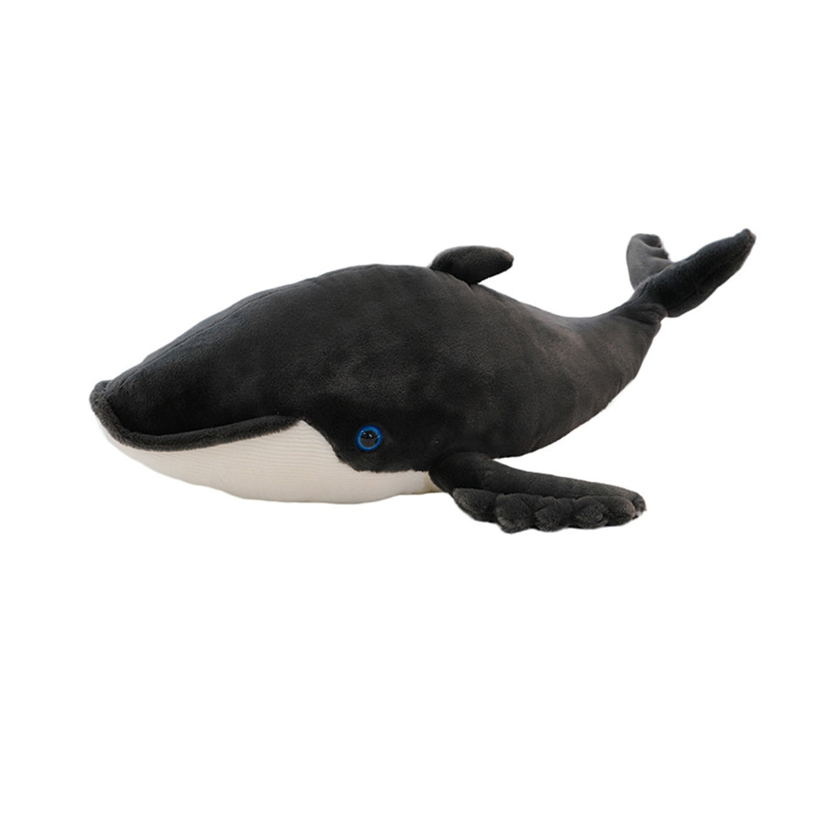 Jellycat Ollivander The Orca Realistic Blue Whale Stuffed Animal ...