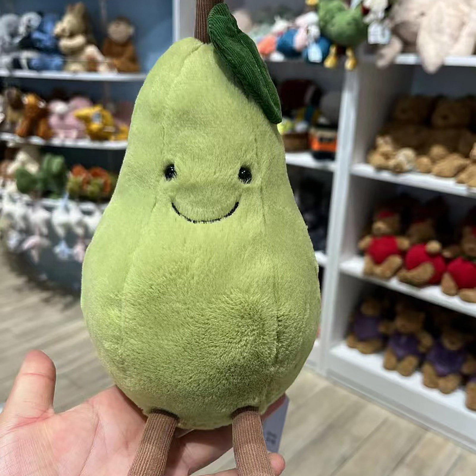 Jellycat Pear Stuffed Toy , Cute Plush Doll Toy Fluffy Stuffed Throw ...