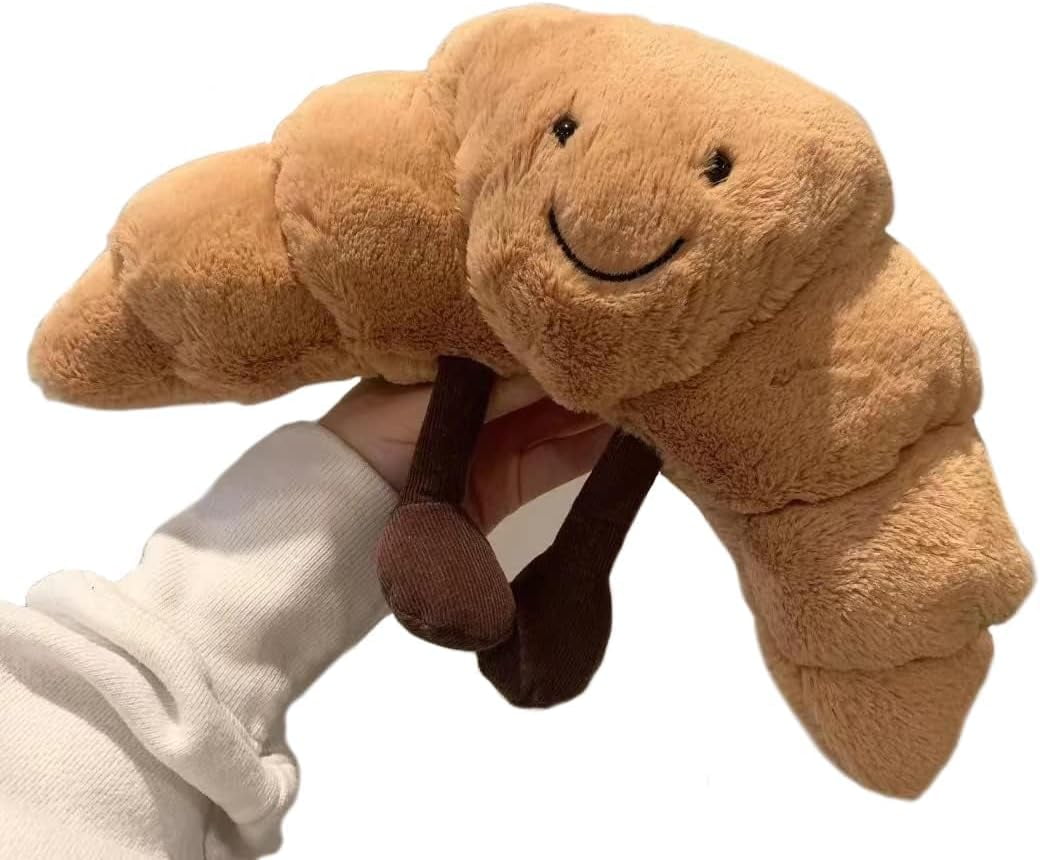 Jellycat Plush 9" Croissant Plush Cute Smile Croissant Bread Pillow ...