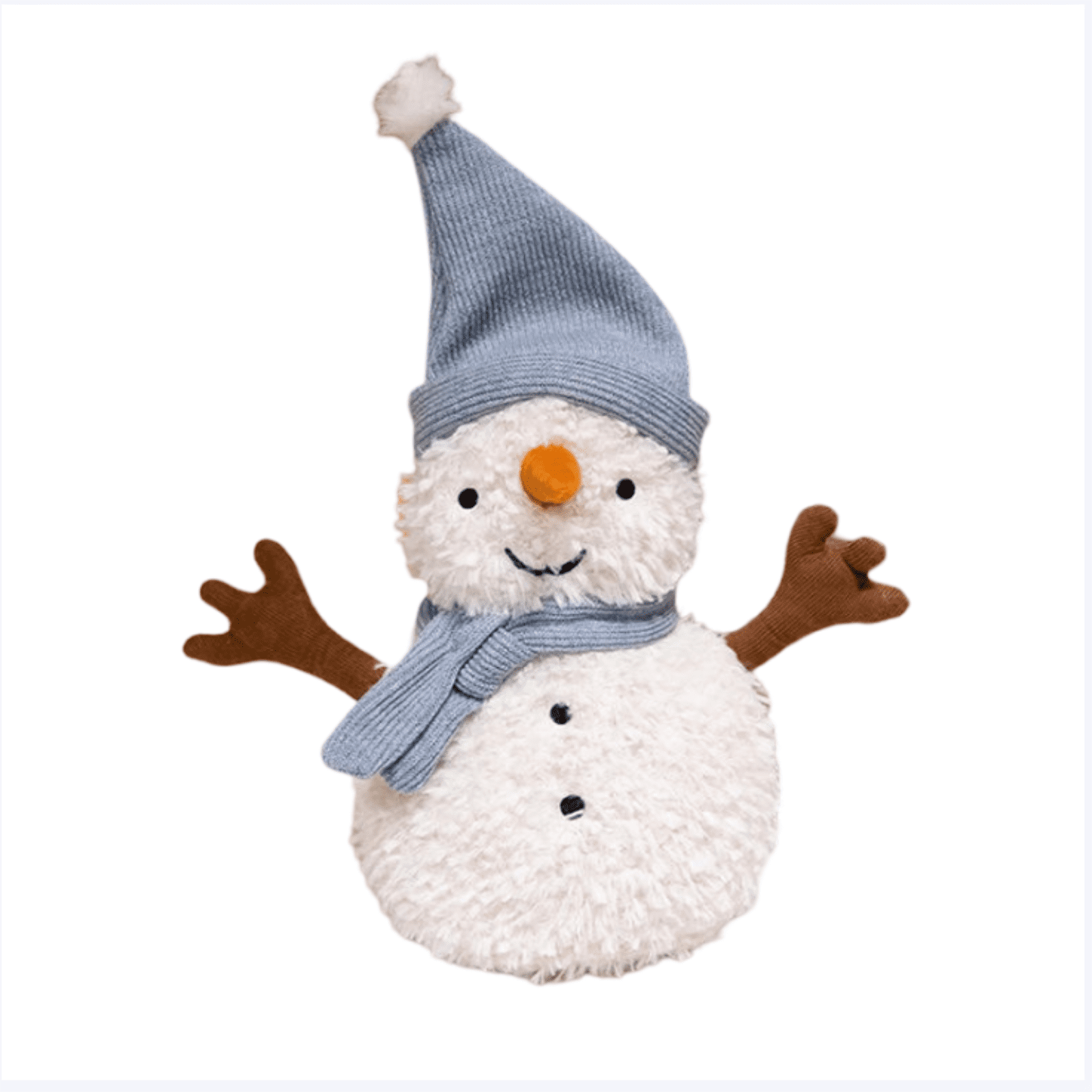 Jellycat Plush Adorable Plush Snowman Toy with Blue Hat and Scarf Soft ...