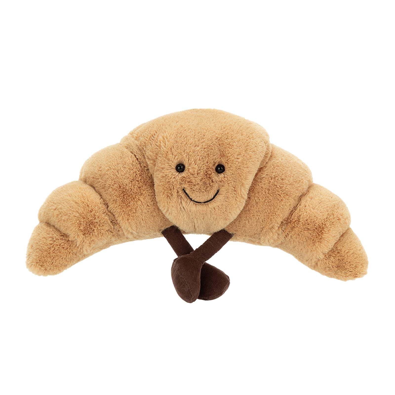 Jellycat Plush Amuseables Croissant Stuffed Toy,Small 9" Stuffed ...