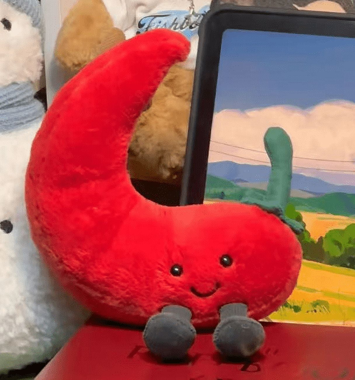 JC Plush Toy | Hot Red Pepper Dolls Cute Vegetable Dolls Exquisite ...
