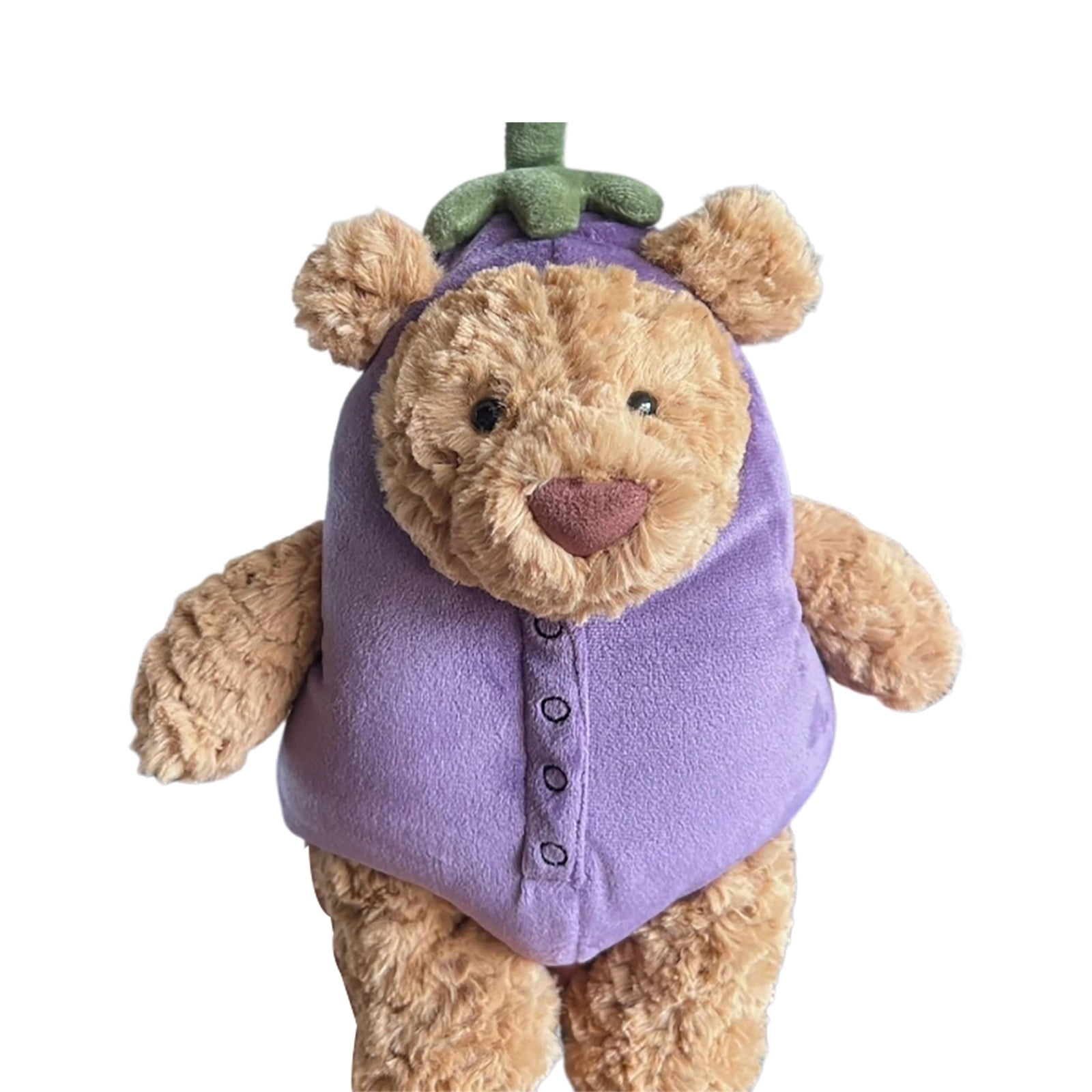 Jellycat Plush toy Adorable Bear Eggplant Toy â For Kids & Collectors ...