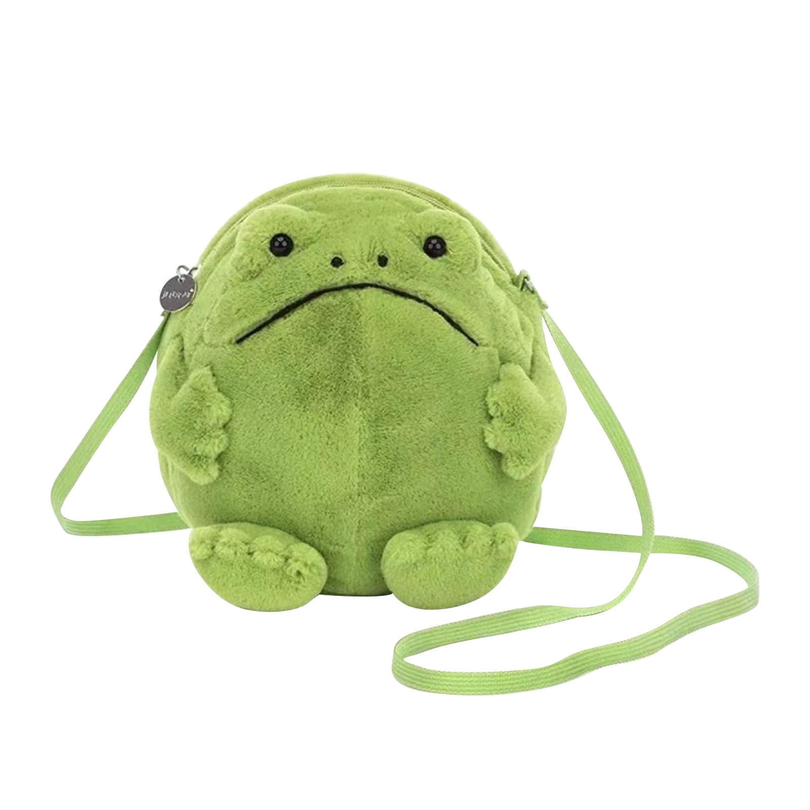 Jellycat Ricky Rain Frog Bag Shoulder Bag Cute Cartoon Plush Doll Fun ...