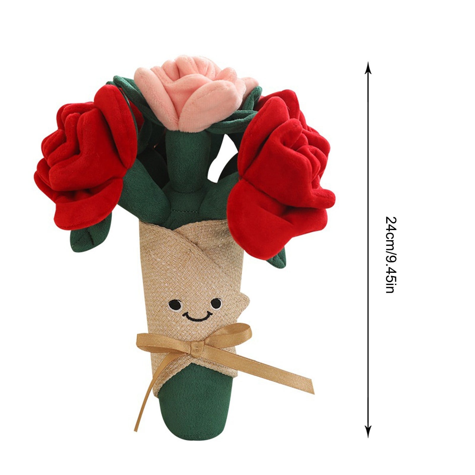 Jellycat Rose Bouquet Plush Rose Flower Plush Stuffed Bouquet ...
