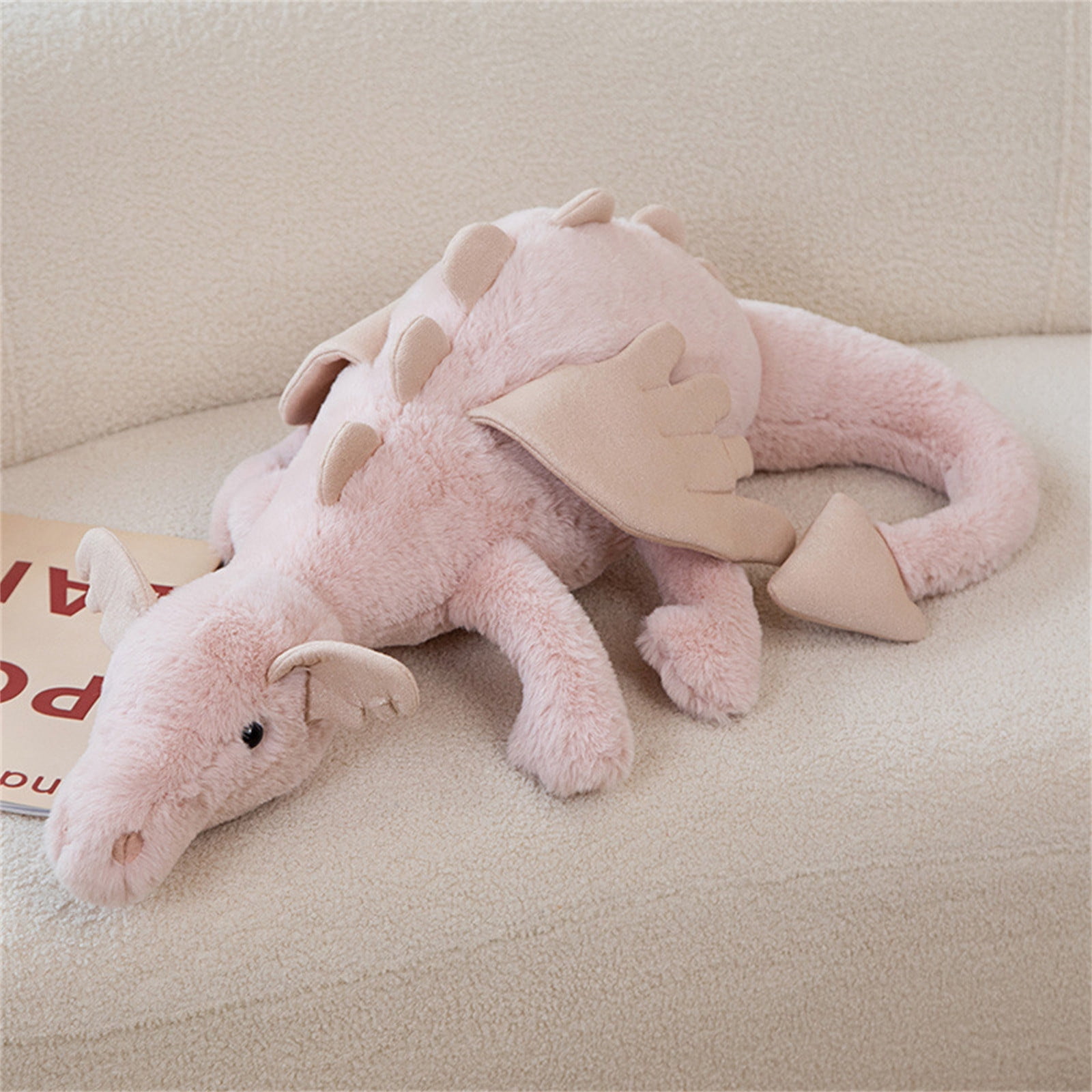 Jellycat Rose Dragon Plush – 50cm" Adorable Mythical Stuffed Animal ...