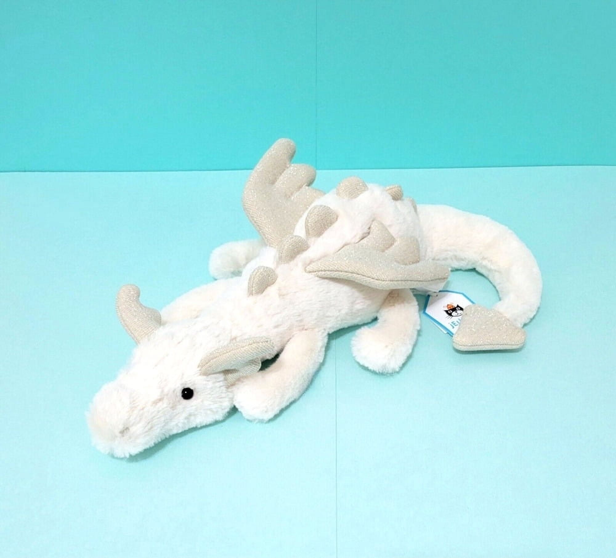 Jellycat SNOW DRAGON Soft Plush Toy 50cm with Free Dust Bag Brand new ...