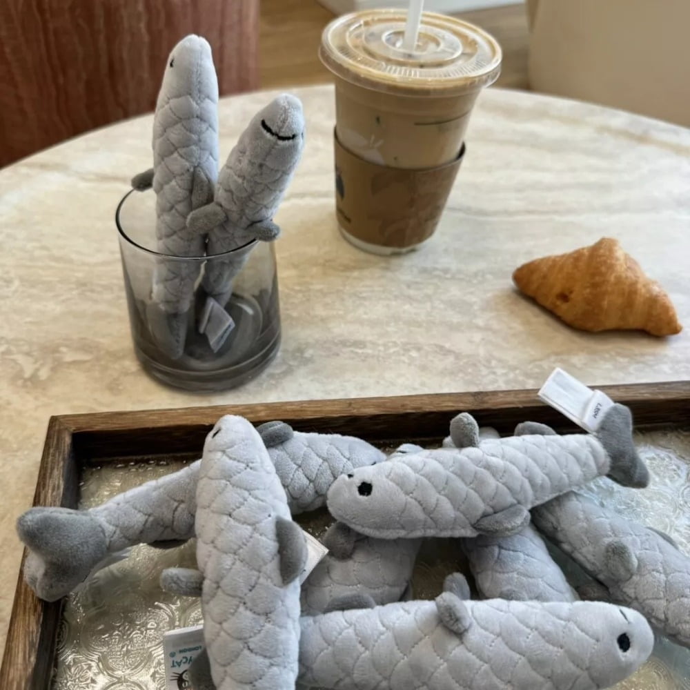 Jellycat Sensational Sardine Plush Toy 5.7in - Quirky Cute Realistic ...