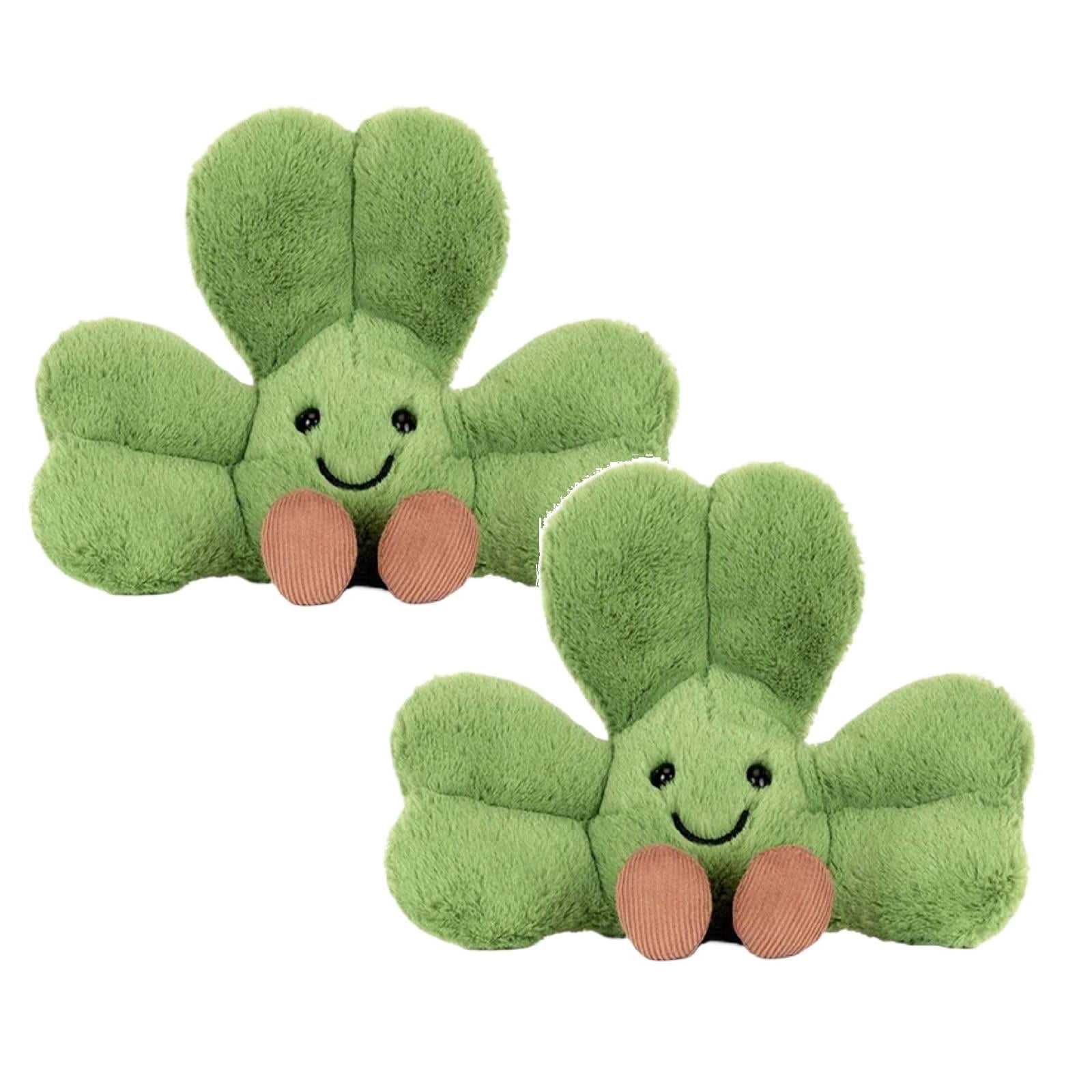 Jellycat Shamrock Stuffed Toy | Three-Leaf Clover Plush | Lucky Charm ...