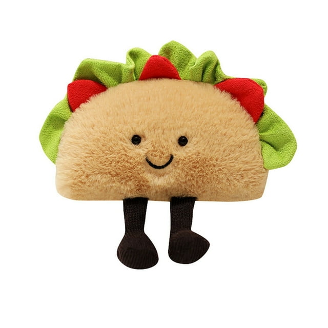Jellycat Stuffed Animal Adorable Plush Taco Toy with Smiling Face and ...