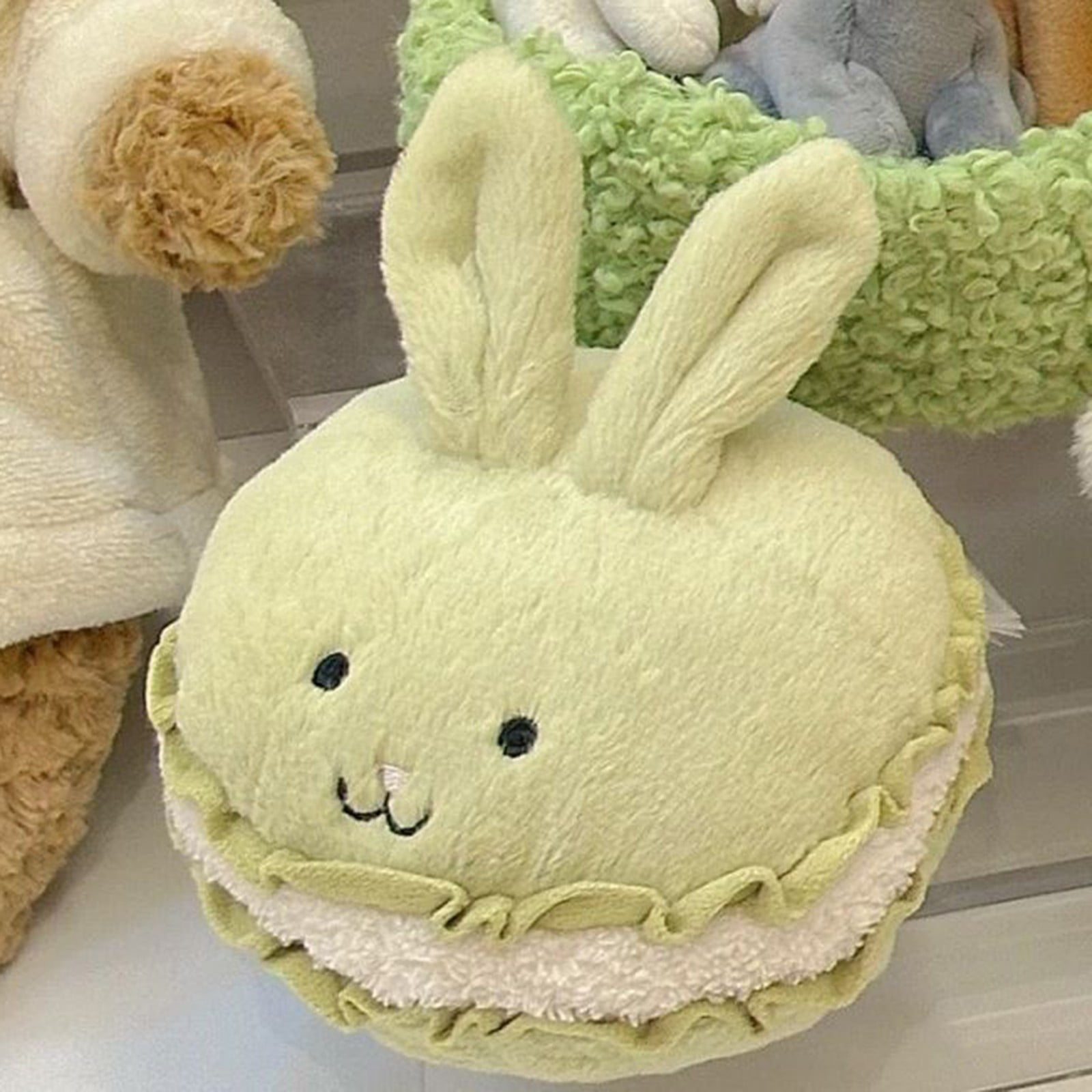 Jellycat Stuffed Animals, 4.7" Jellycat Rabbit Macaron Plush Stuffed ...