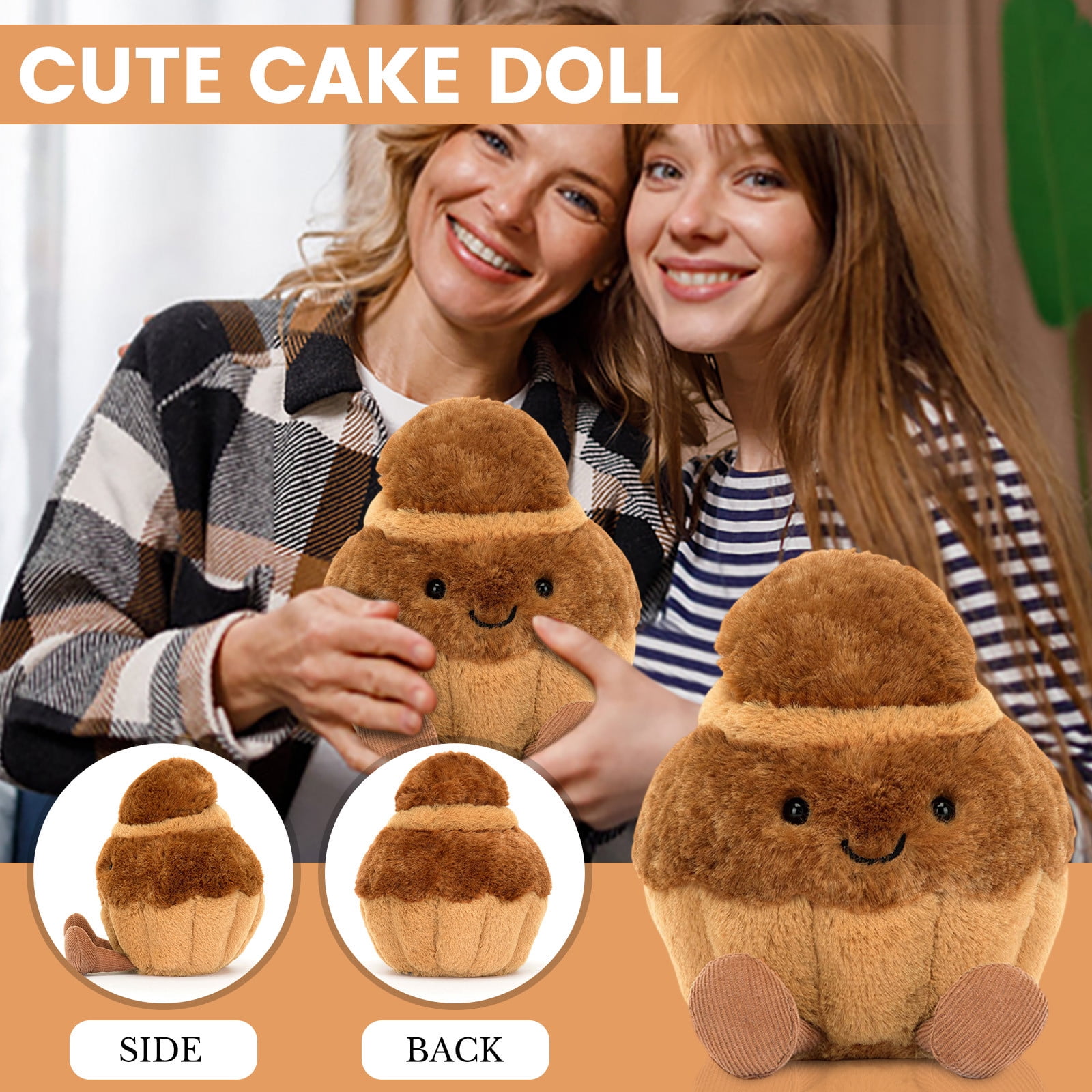 Jellycat Stuffed Animals Food, Jellycat Amuseables Brigitte Brioche Jelly Cats Stuffed Animals ...