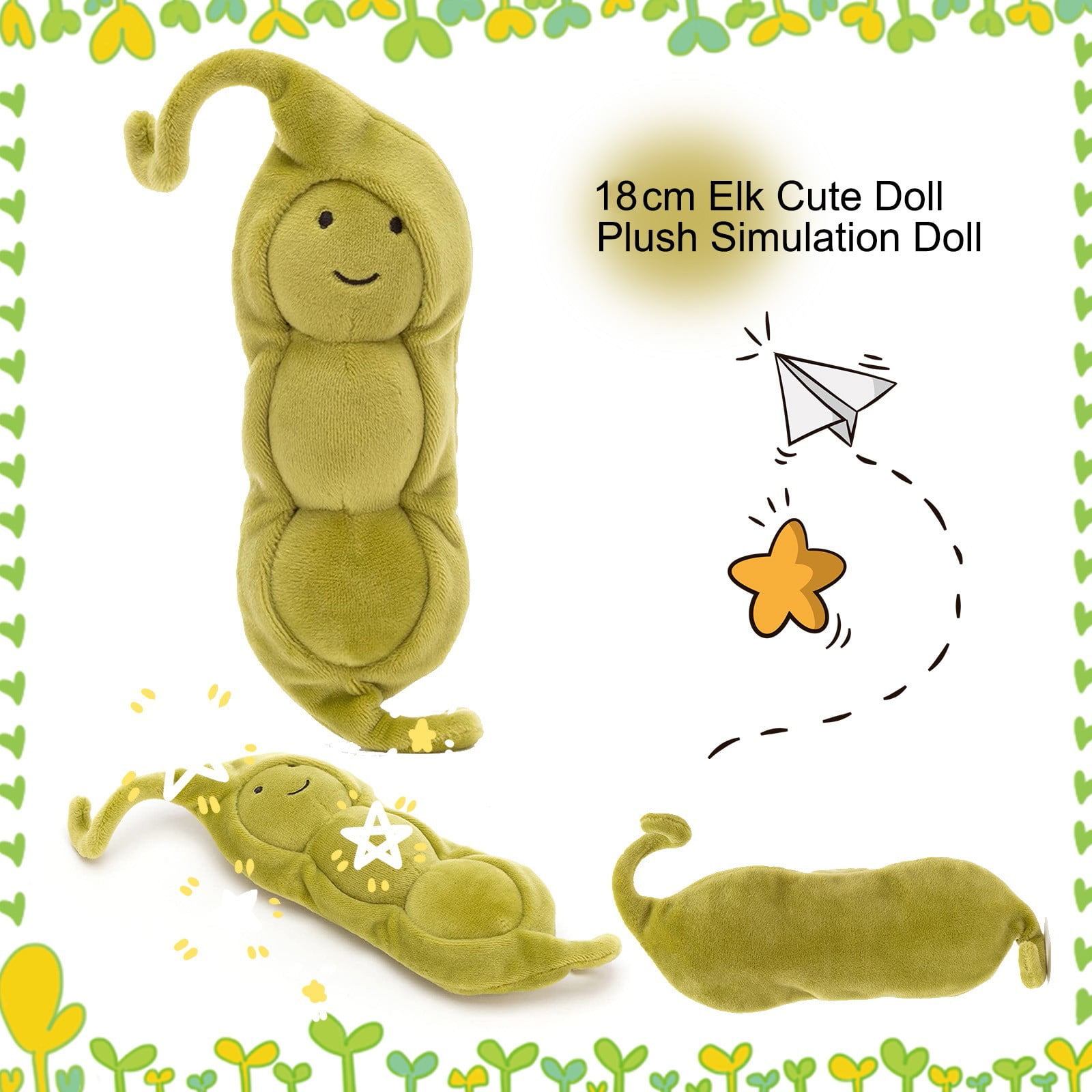 Jellycat Stuffed Animals Food Plush Toy, 7 inches Vivacious Vegetables ...