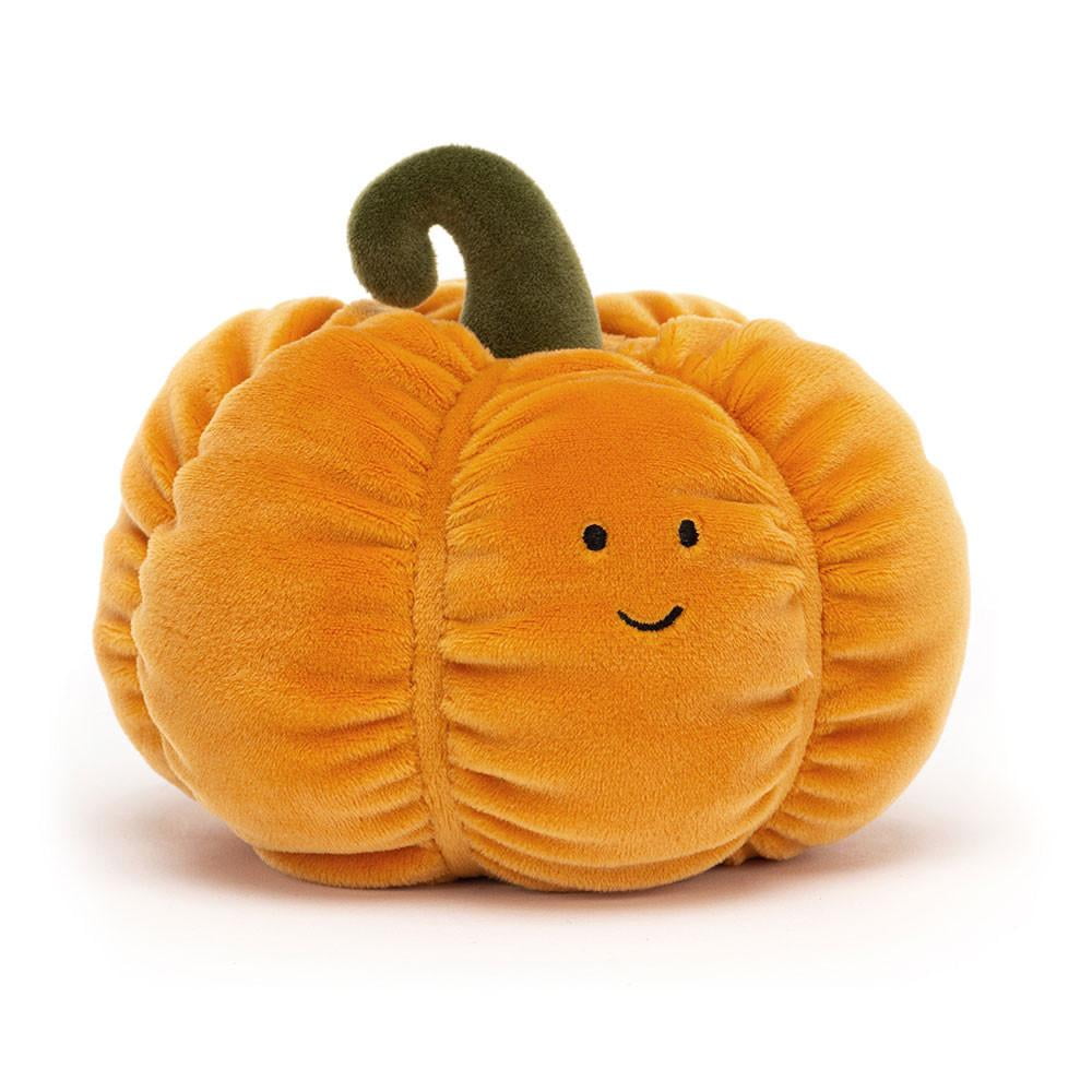 Jellycat Vivacious Vegetable Pumpkin Plush Toy, Soft Stuffed Animal for ...