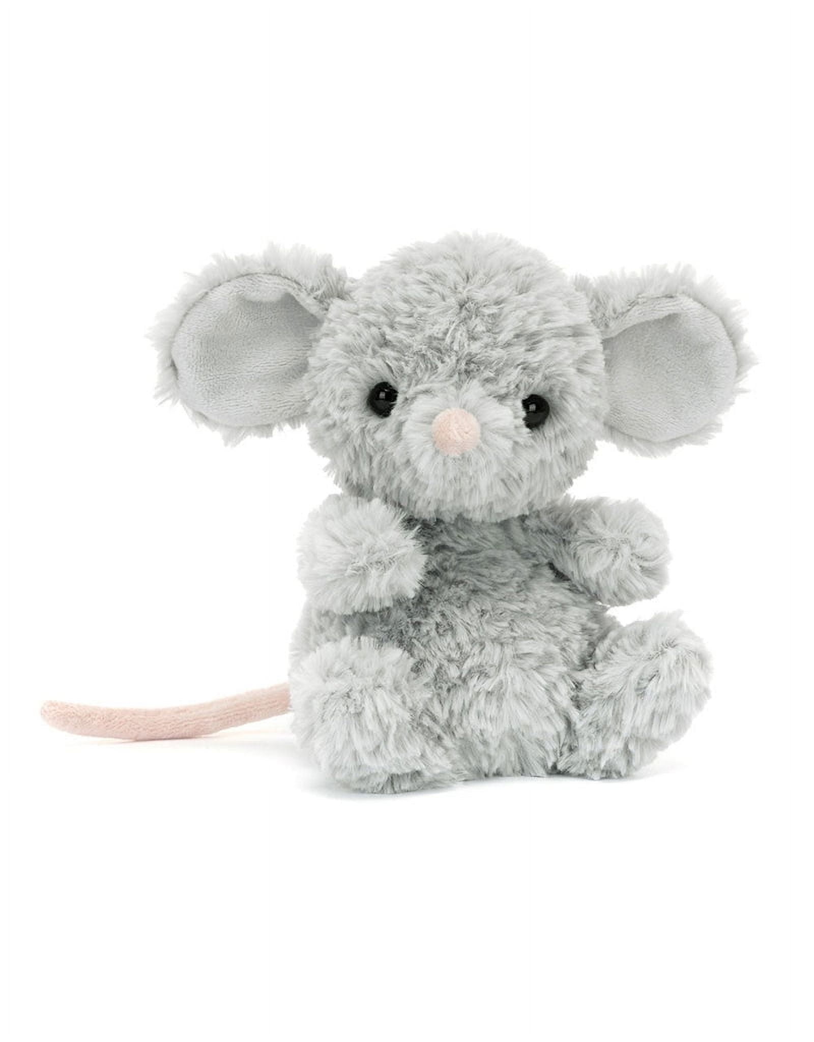Jellycat Yummy Mouse Plush Toy - 5.91in Grey Soft Cuddle Toy - Walmart.com