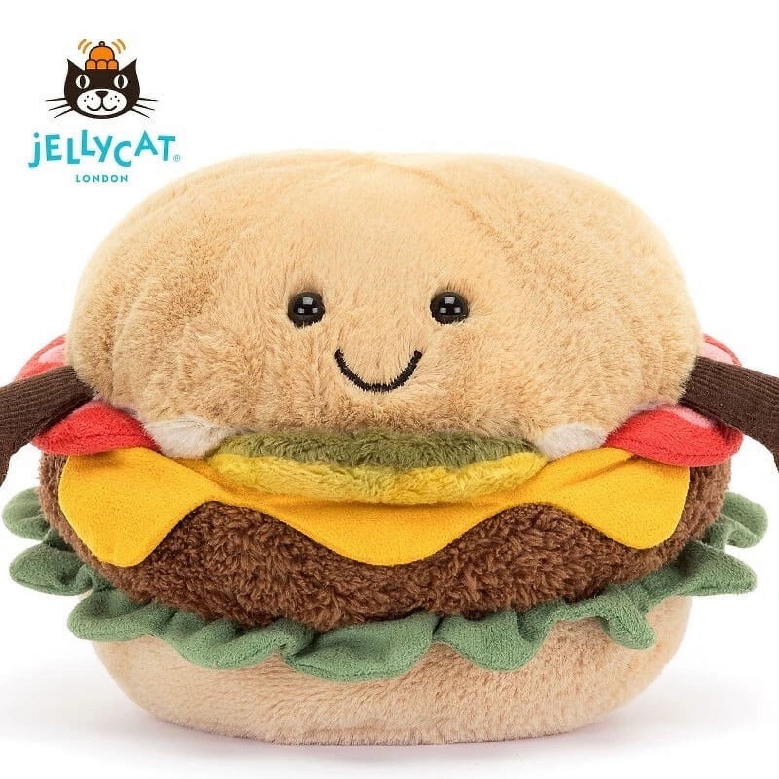 Jellycat fun hamburger cute soothing doll doll plush toy gift - Walmart.com