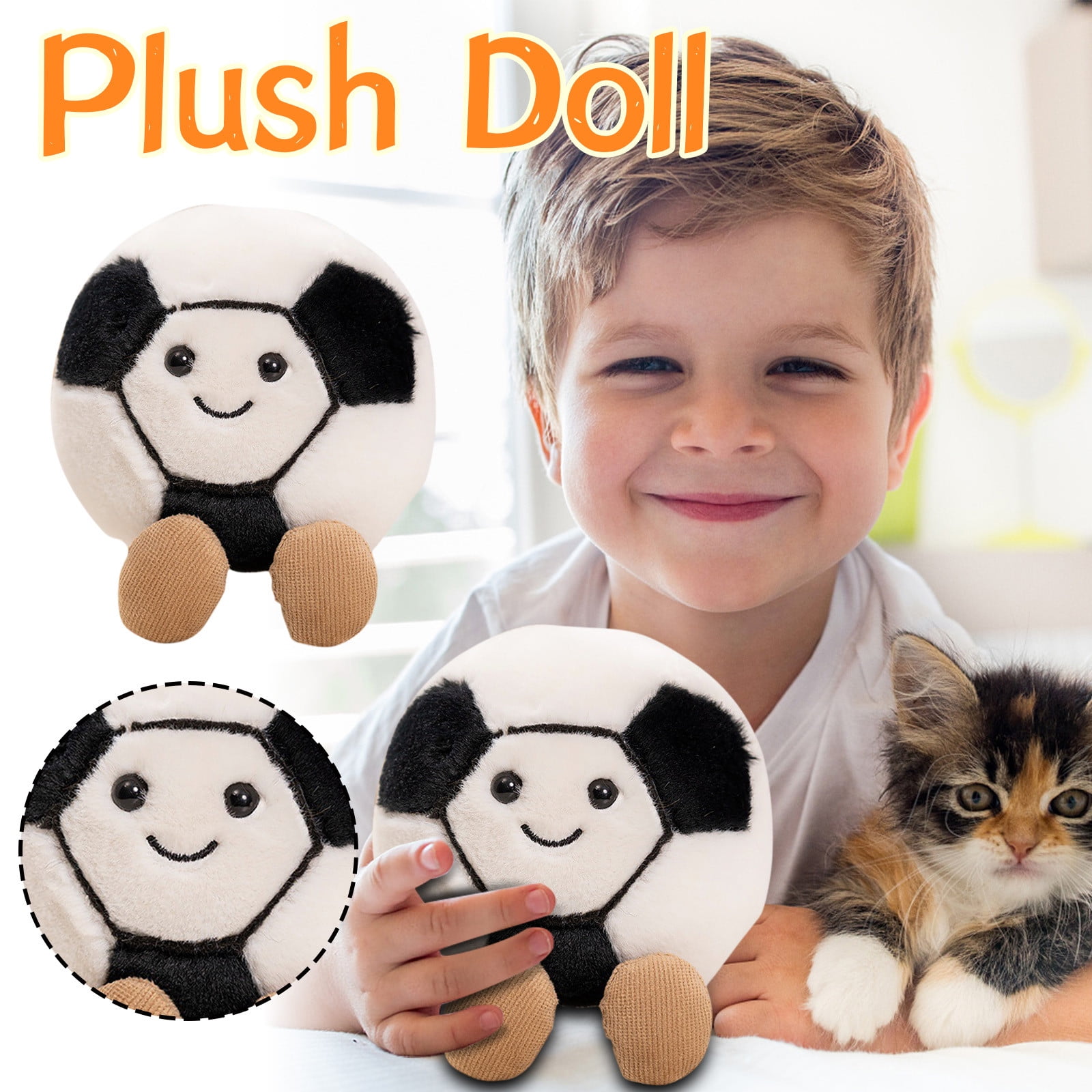 Jellycate Amuseables Boiled Egg Happy Stuffed Toy, Food Plush | Fun ...