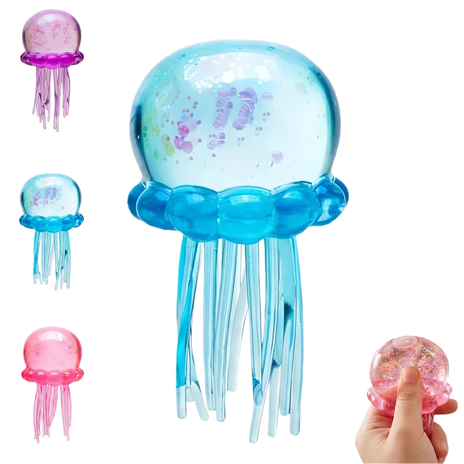 Jellyfish Design Squeeze Stress Ball, 2026 New Fidget Stress, Ballice ...