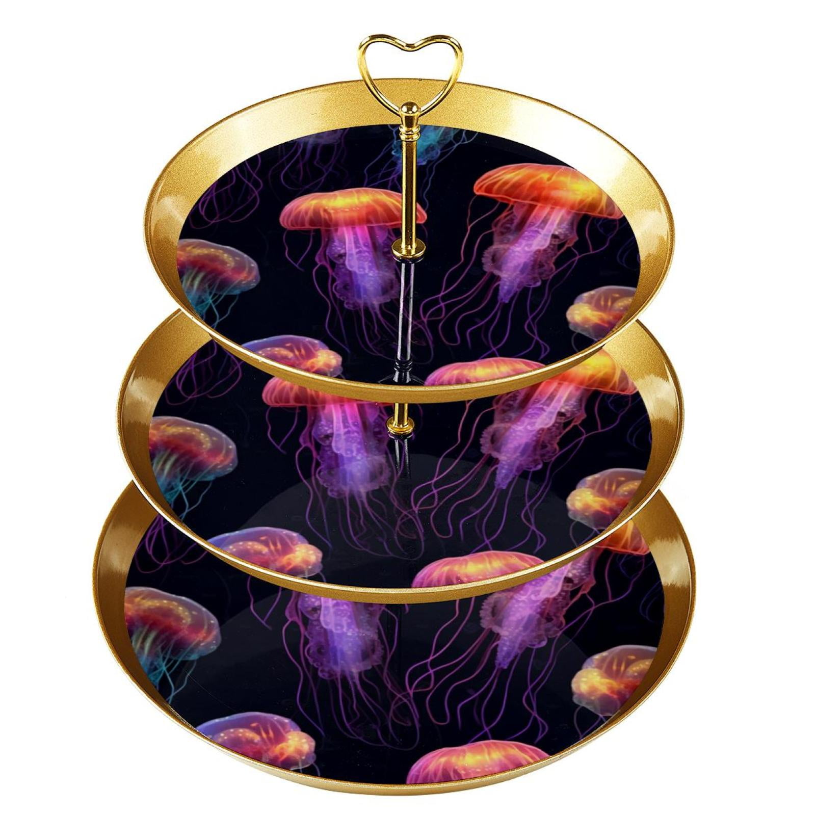 Jellyfish Elegant Plastic Discs Jewelry Necklace Stand with Iron ...