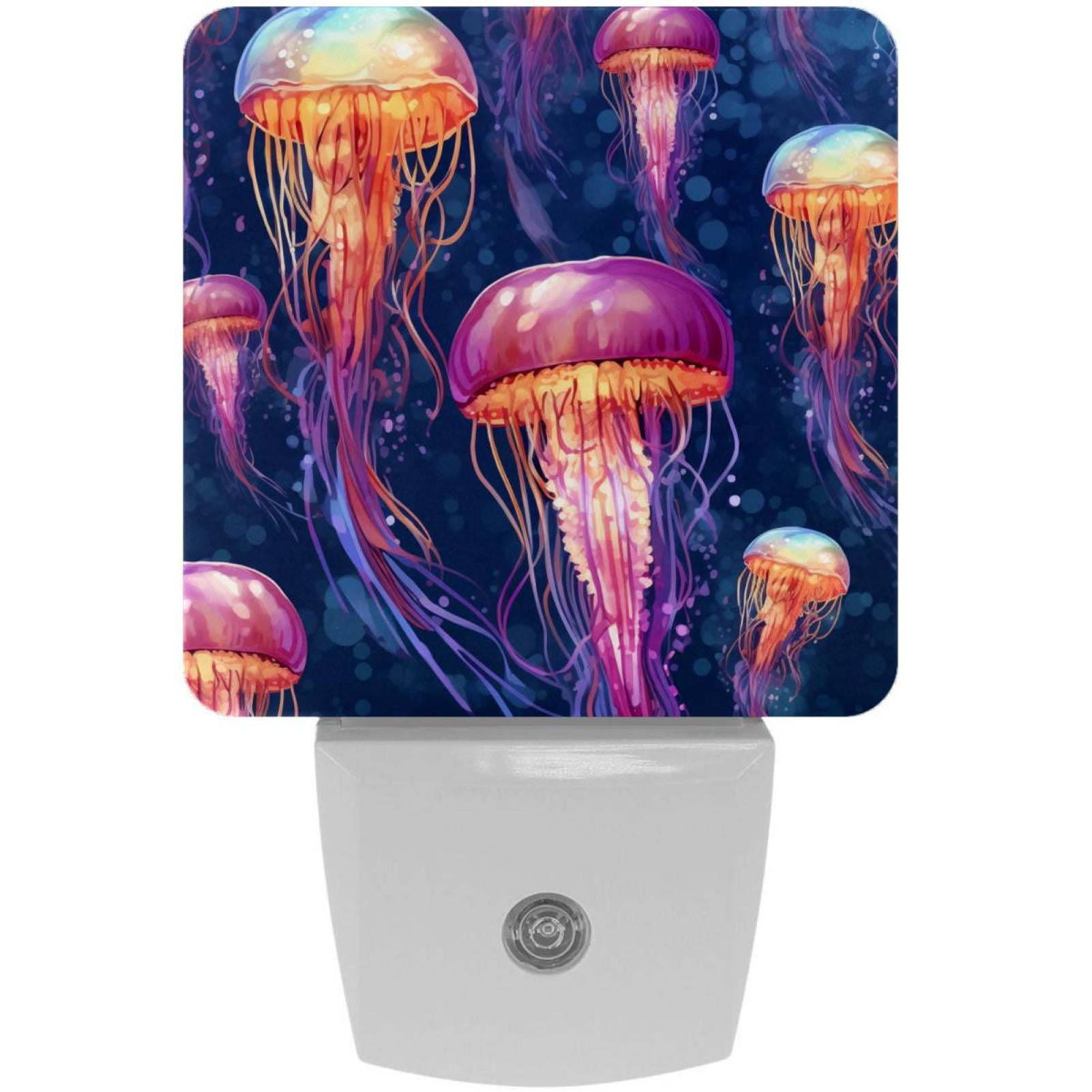 Jellyfish Enhance Your Space with LED Square Night Lights - Versatile ...