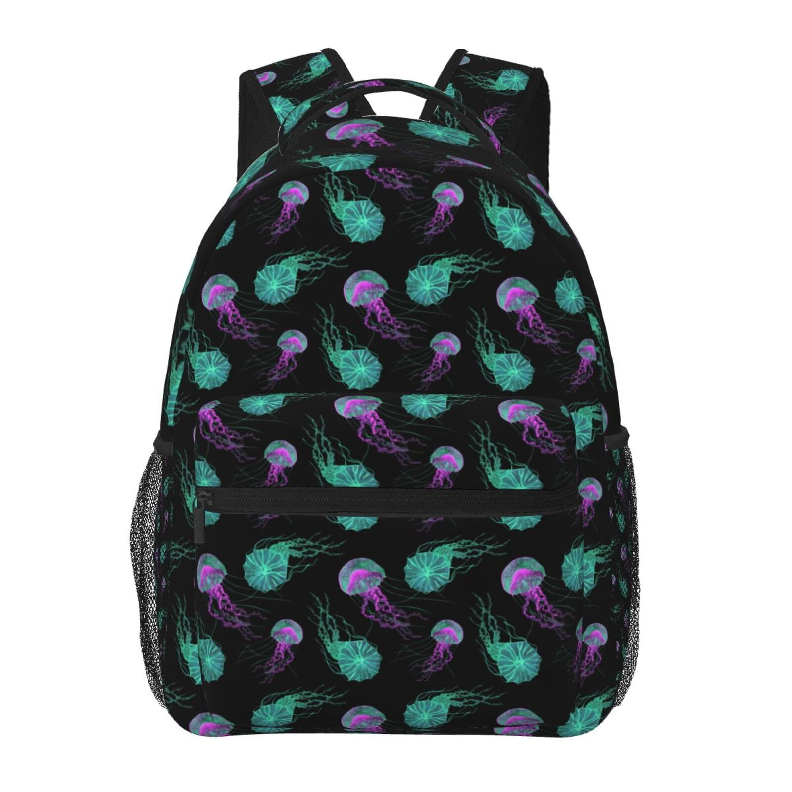 Jellyfish Glow in Dark Backpack for Men Women Laptop Backpack Hiking ...