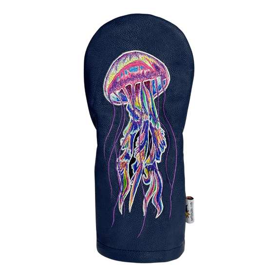 Jellyfish Hand Embroidered Sunfish Driver golf club headcover Limited ...