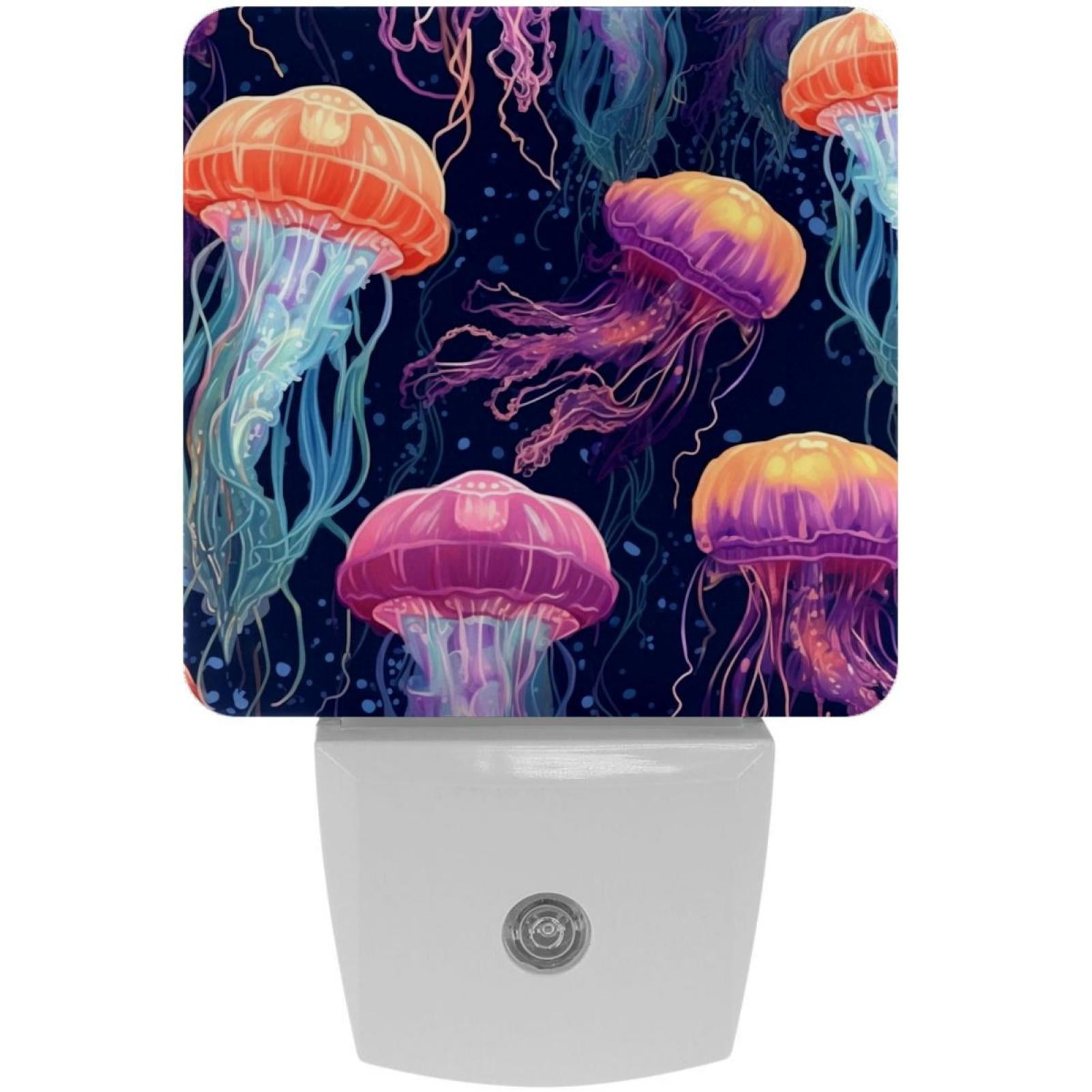 Jellyfish LED Square Night Light - Energy Efficient and Stylish ...