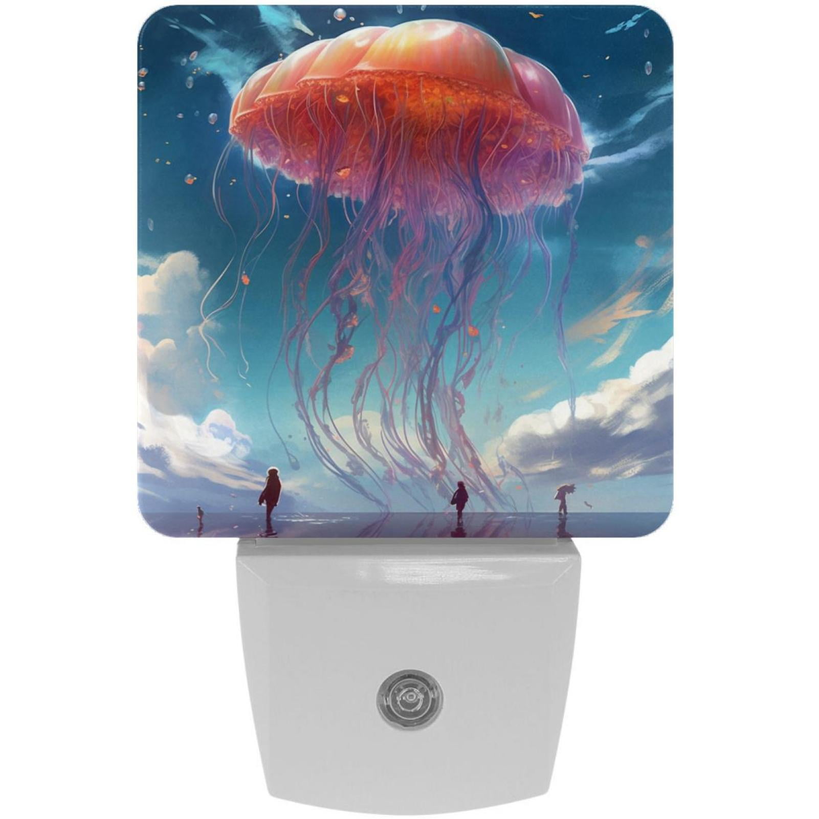 Jellyfish LED Square Night Light - Energy Efficient and Stylish ...