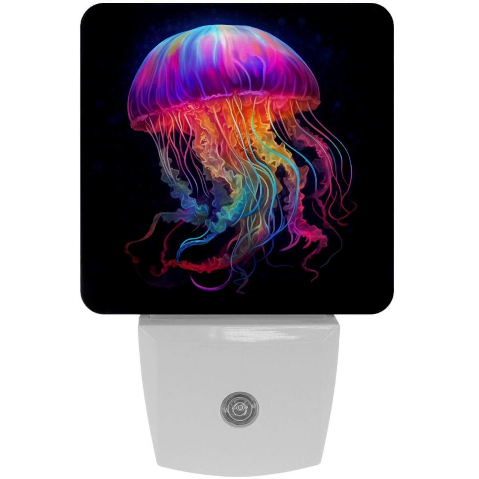 Jellyfish LED Square Night Light - Small and Bright Square-shaped LED ...