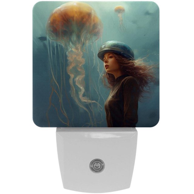 Jellyfish LED Square Night Lights: Compact and Energy-Efficient ... Jellyfish LED Square Night Lights: Compact and Energy-Efficient ...