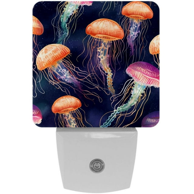 Jellyfish LED Square Night Lights - Compact and Multifunctional ... Jellyfish LED Square Night Lights - Compact and Multifunctional ...