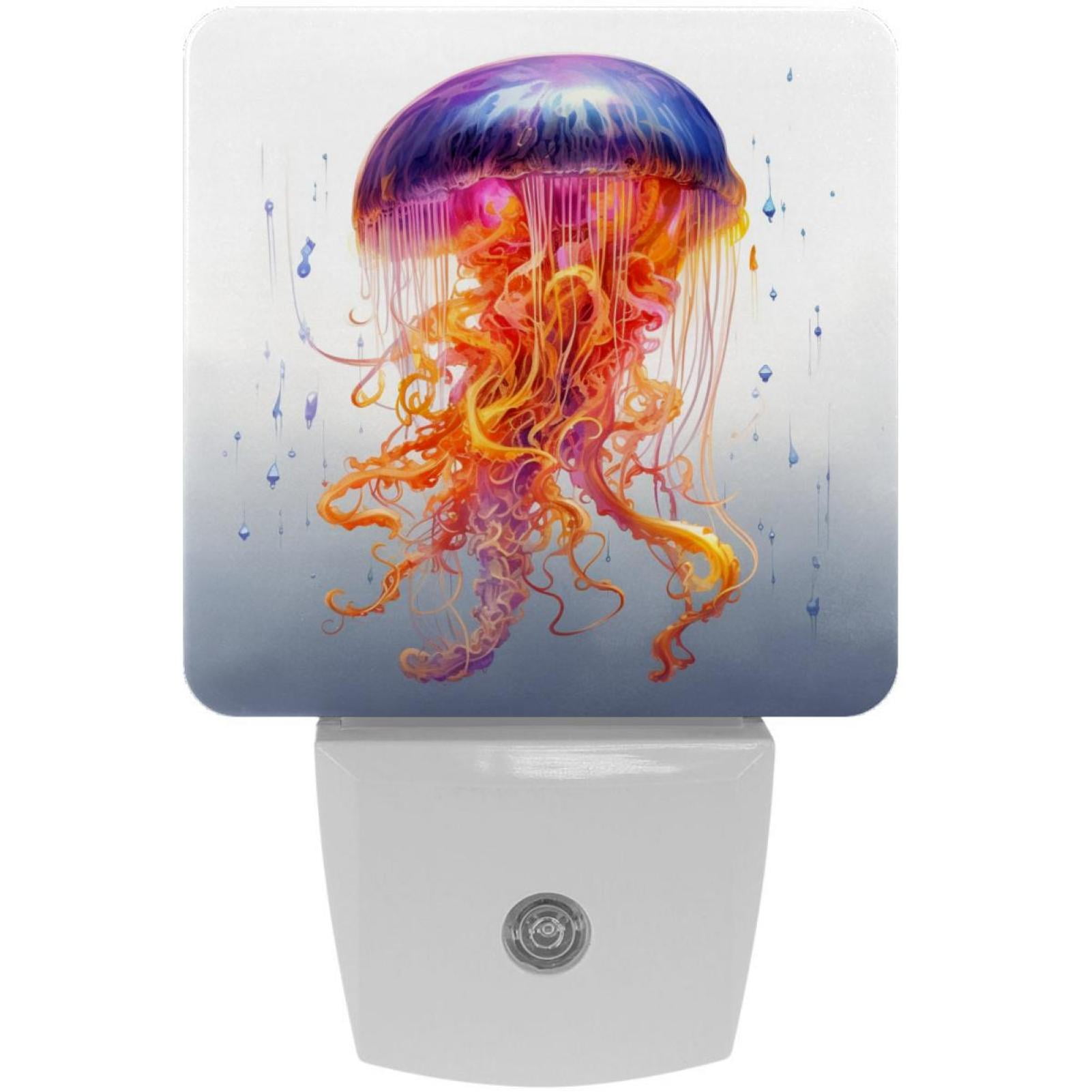 Jellyfish LED Square Night Lights - Modern Design, Energy Efficient ...