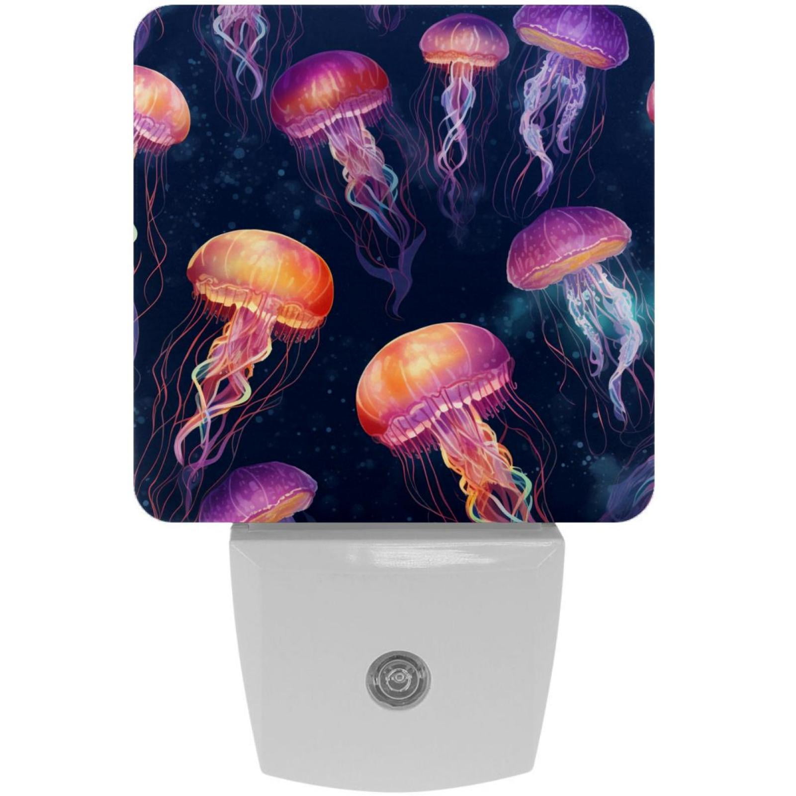 Jellyfish LED Square Night Lights - Modern Design, Energy Efficient ...