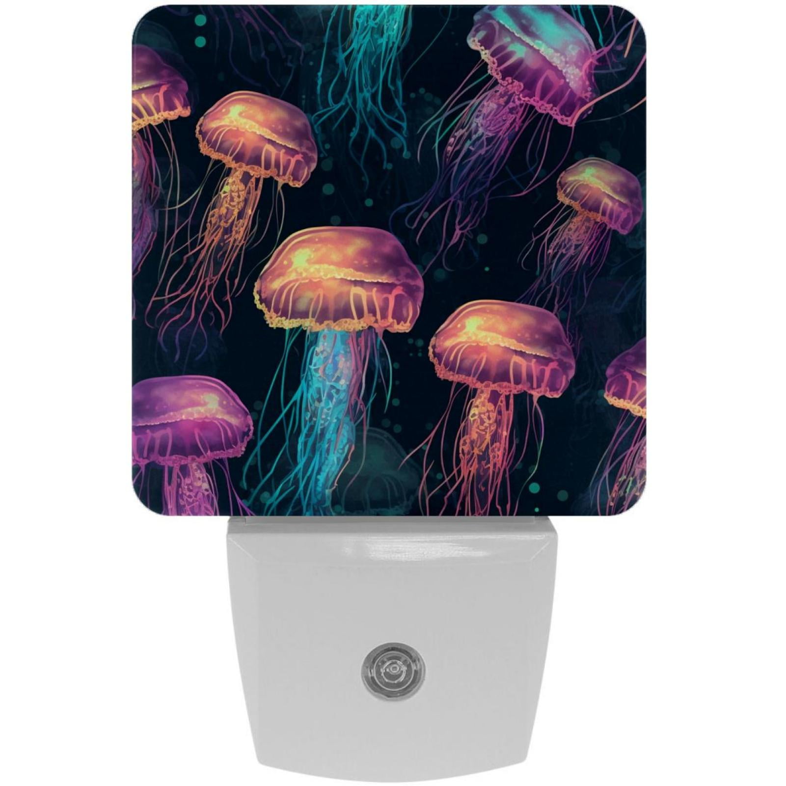 Jellyfish LED Square Night Lights - Modern Design, Energy Efficient ...