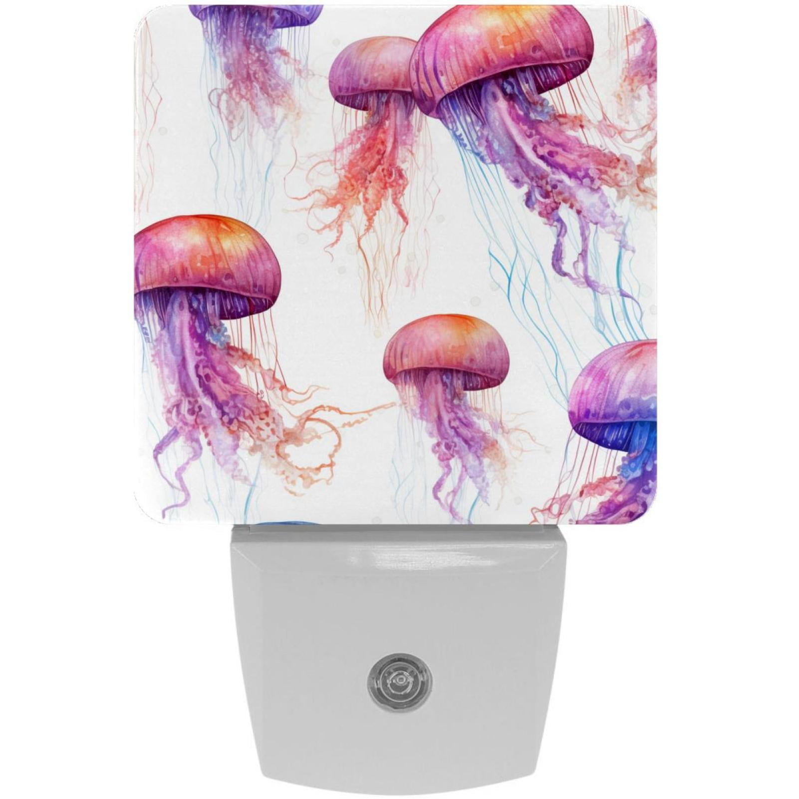 Jellyfish LED Square Night Lights - Modern Design, Energy Efficient ...