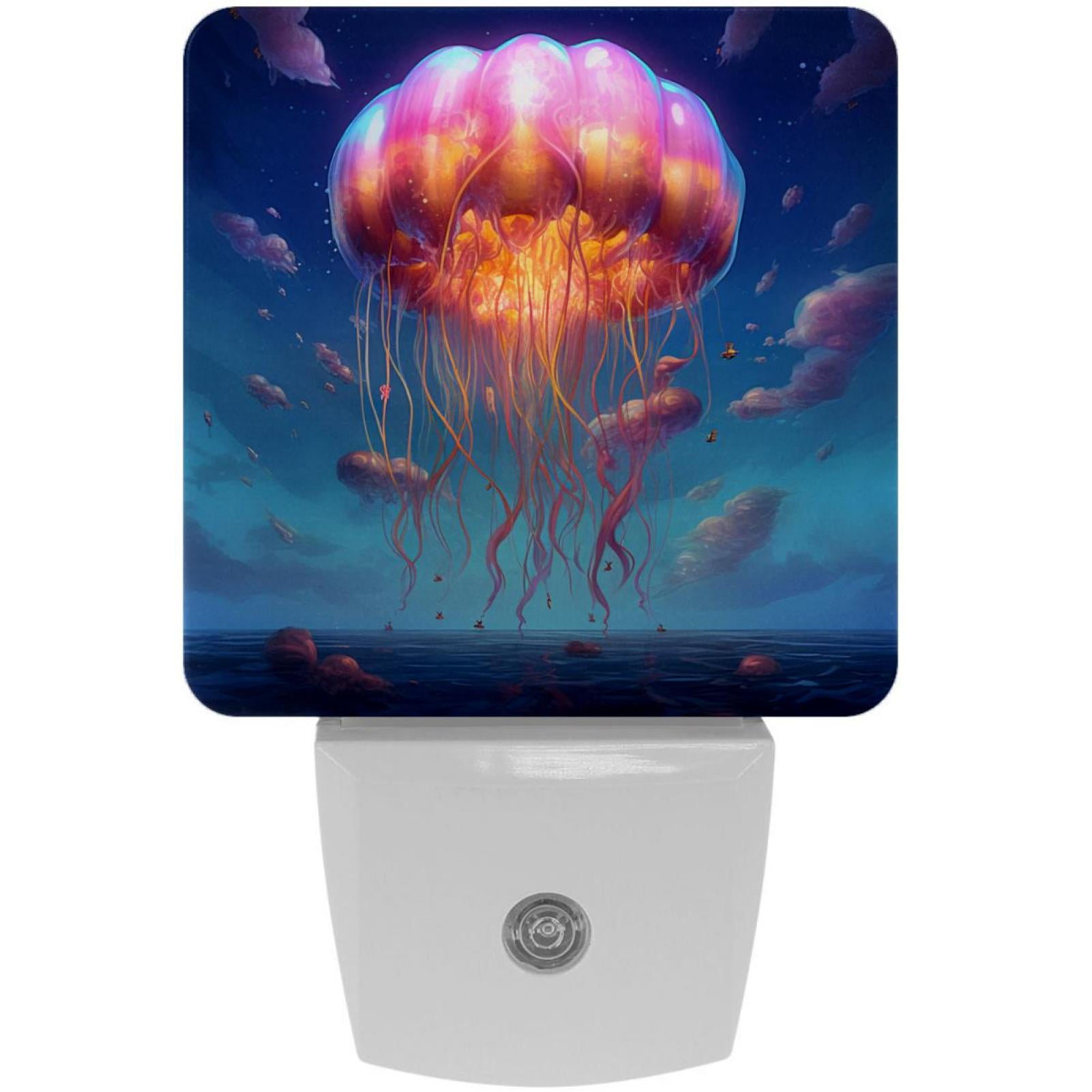 Jellyfish LED Square Night Lights- Modern and Energy Efficient Bedside ... Jellyfish LED Square Night Lights- Modern and Energy Efficient Bedside ...