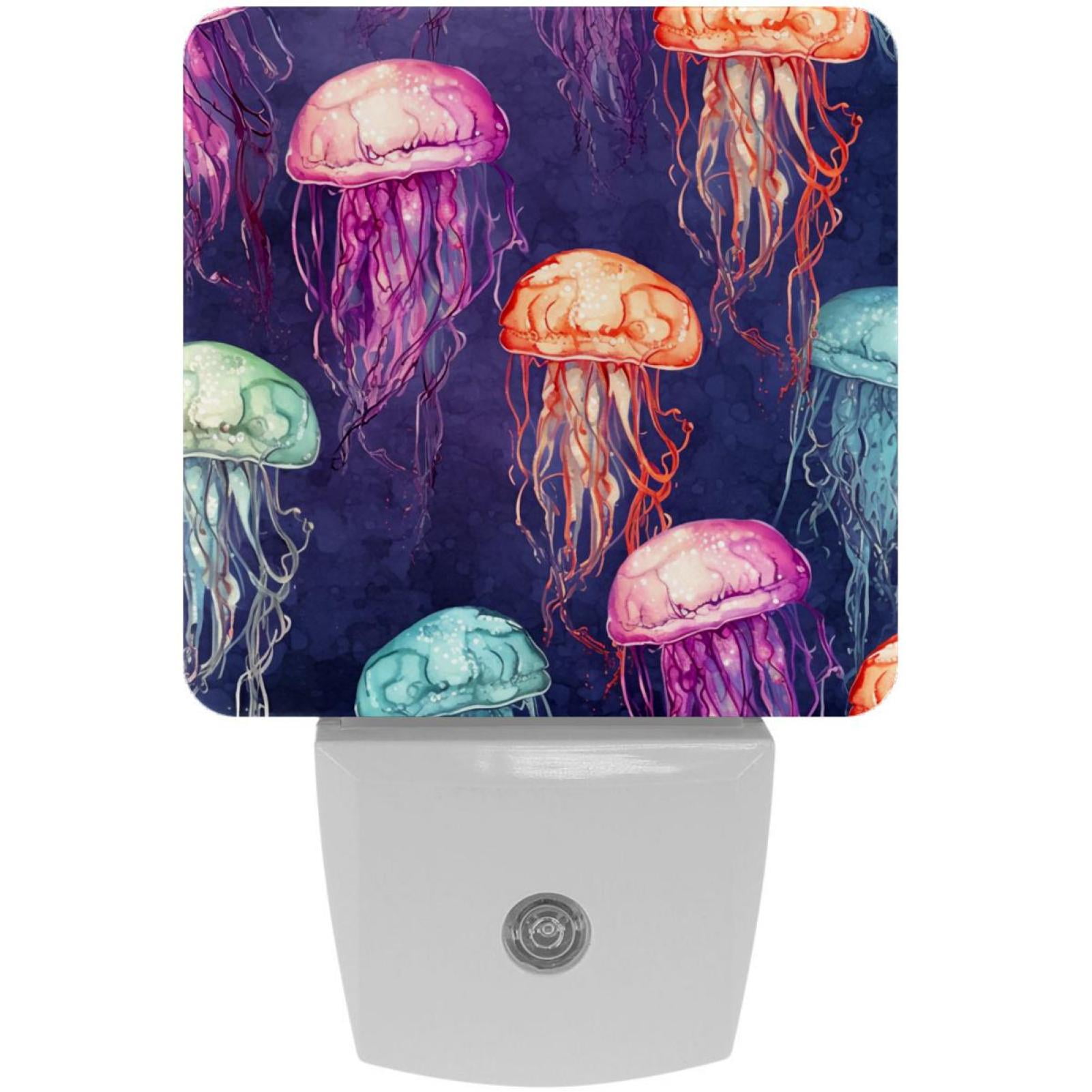 Jellyfish LED Square Night Lights - Stylish and Energy-Efficient ...