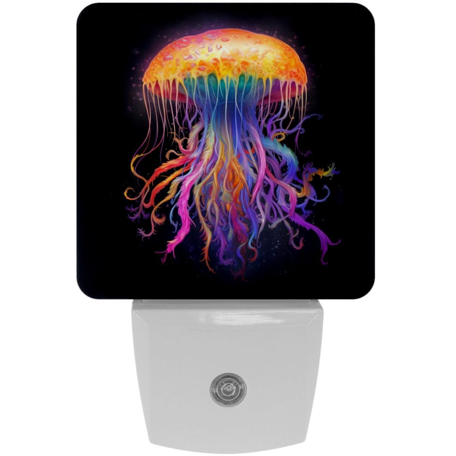 Jellyfish LED Square Night Lights - Stylish and Energy-Efficient ...