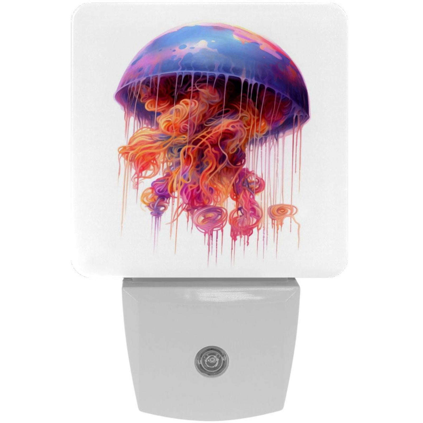 Jellyfish LED Square Night Lights - Stylish and Functional Nightlight ...