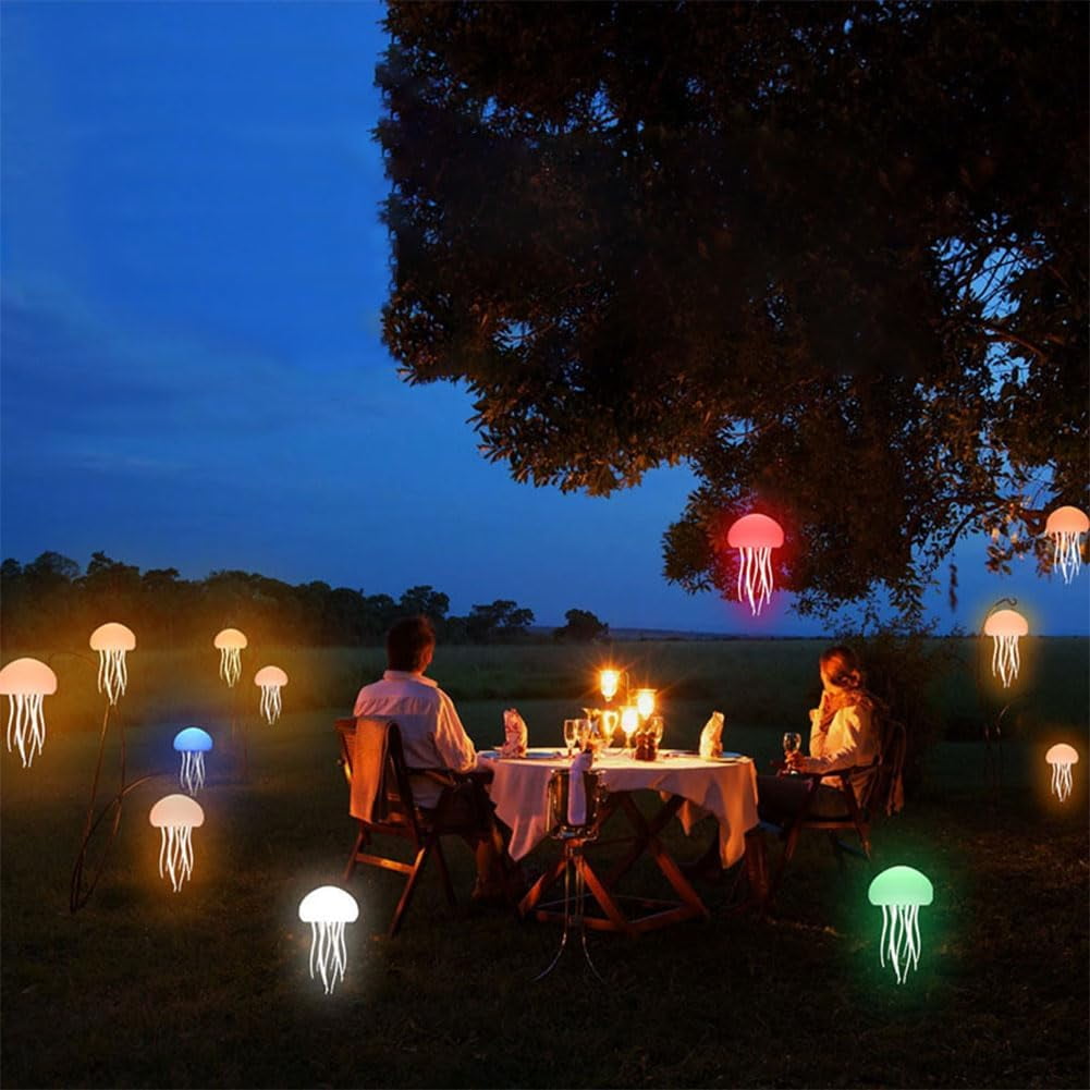 Jellyfish Lamp, Voice Control Jellyfish Lamp with Dancing Legs, RGB ...