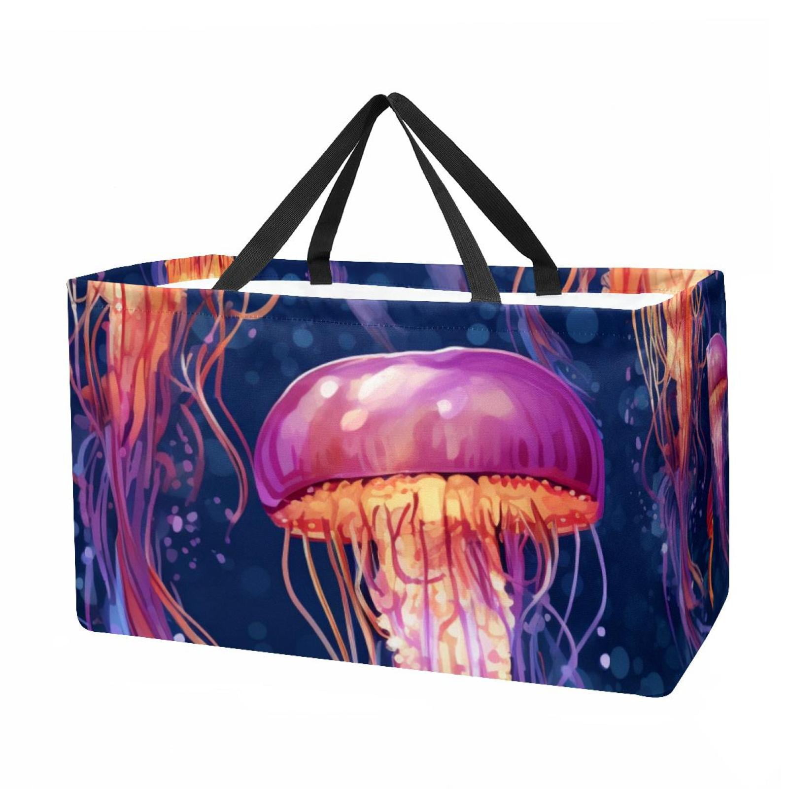 Jellyfish Large Capacity Reusable Foldable Oxford Cloth Storage Bins ...
